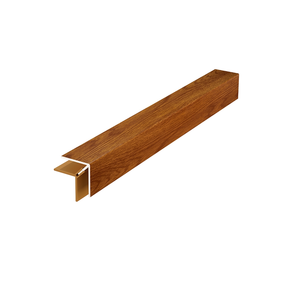 WoodDesign - Hoekprofiel 2-delig 17mm inwendig- Goud eiken